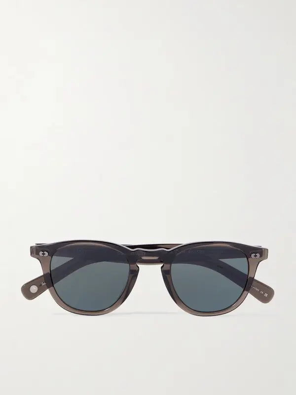 Garrett Leight Hampton X Round-frame Sunglasses - Gray