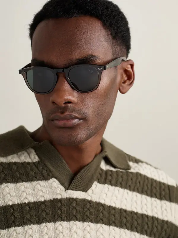 Garrett Leight Hampton X Round-frame Sunglasses