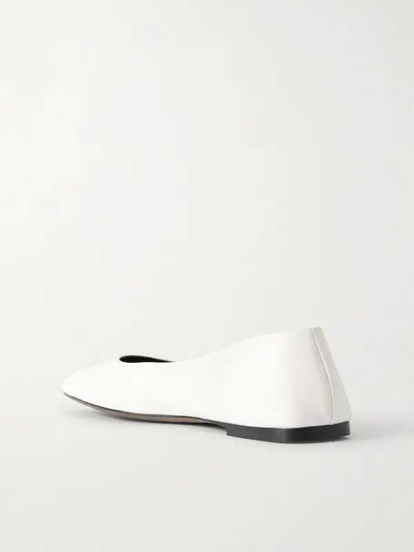 THE ROW Leather Ballet Flats