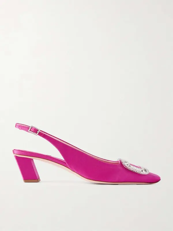 ROGER VIVIER Belle Vivier Pilgrim Slingback Pumps