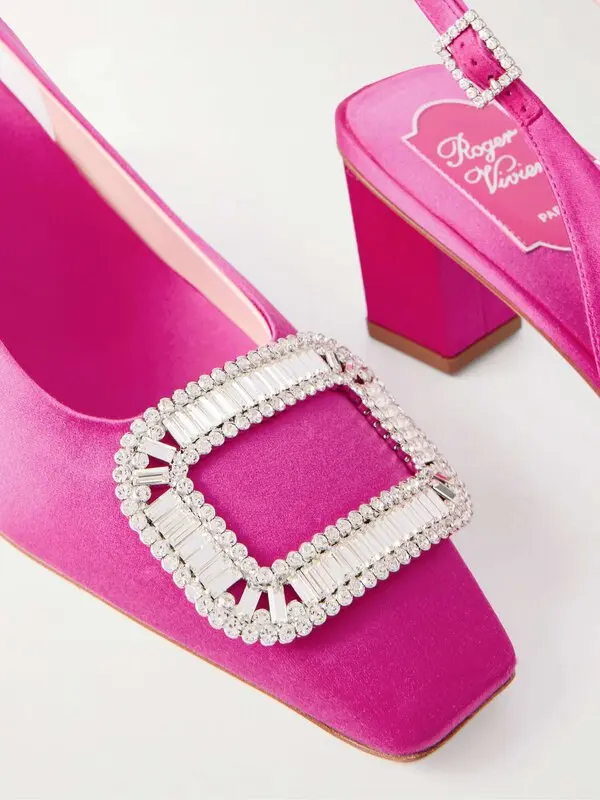 ROGER VIVIER Belle Vivier Pilgrim Slingback Pumps