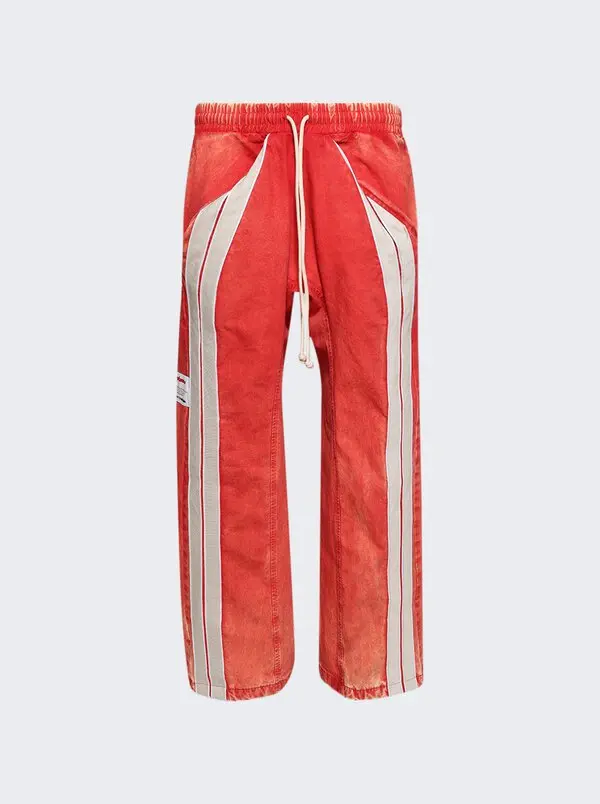 RIVINGTON ROI REBIS Trappist Penta Pant Washed - Red