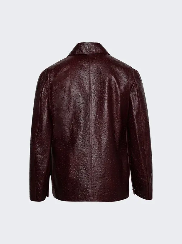 Casablanca Leather Workwear Jacket