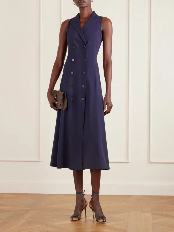 long flowy maxi dress Waves Maxi Dress in Blue | Off The Shoulder Flowy Maxi Dress main image 0