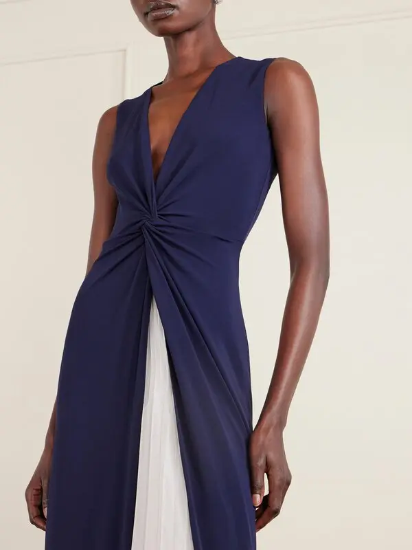 jersey evening dress Jersey Off-the-Shoulder Gown- Black – Moda Glam Boutique main image 1