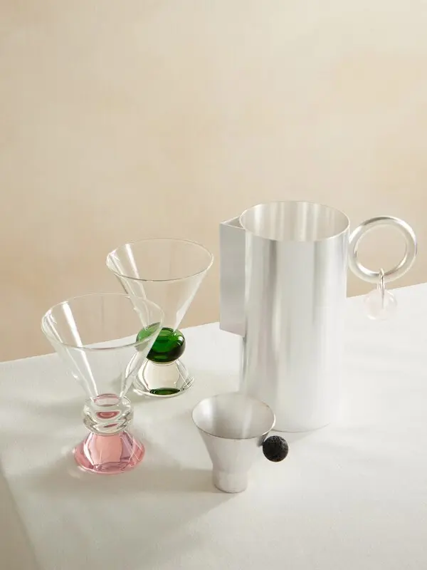 NATALIA CRIADO Plated And Quartz Carafe