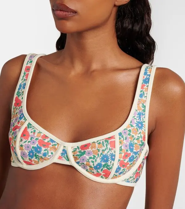 MONTCE Romy Floral Bikini Top