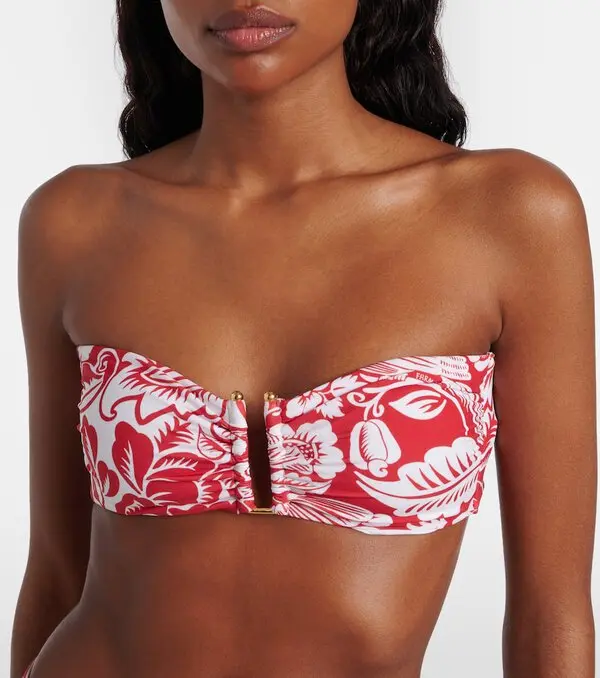 Farm Rio Printed Bikini Top