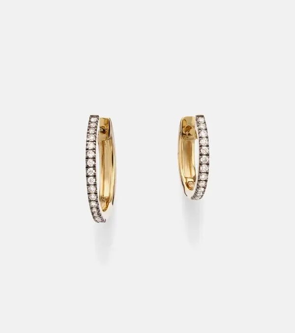 STONE AND STRAND 10kt Huggie Earrings - Gold