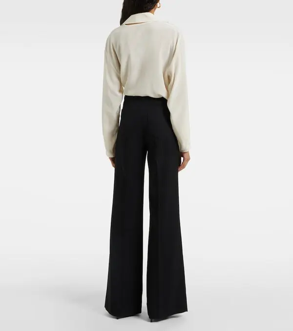 Victoria Beckham Alina High-rise Wide-leg Pants