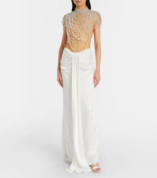 CLIO PEPPIATT Zsa Zsa Embellished Gown