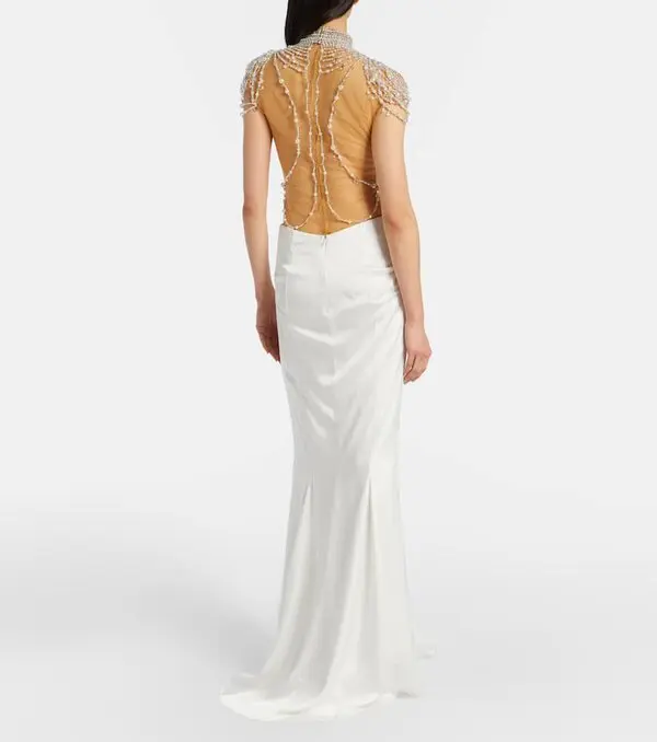 CLIO PEPPIATT Zsa Zsa Embellished Gown