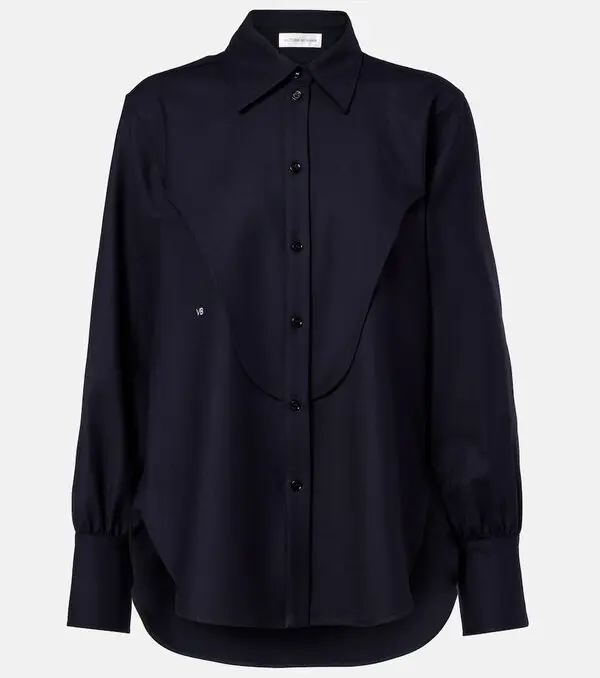 Victoria Beckham Oversized Shirt - Blue