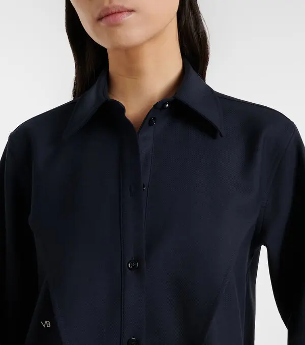 Victoria Beckham Oversized Shirt - Blue
