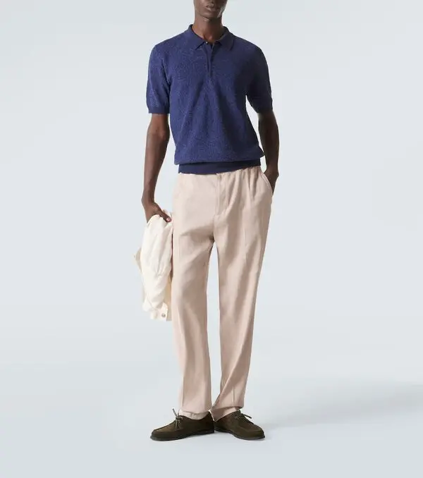Etro Linen-blend Sweatpants