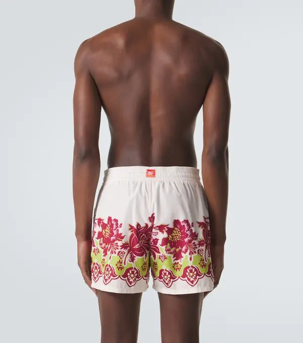 Etro Floral Swim Trunks - White
