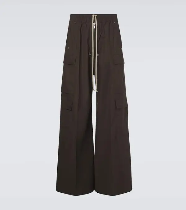Rick Owens Cargobelas Cotton Cargo Pants