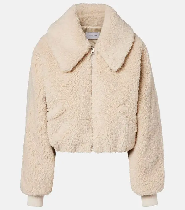 Givenchy Oversized Bomber Jacket - Beige