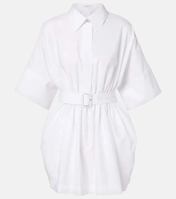 Givenchy Cotton Poplin Shirt Dress - White