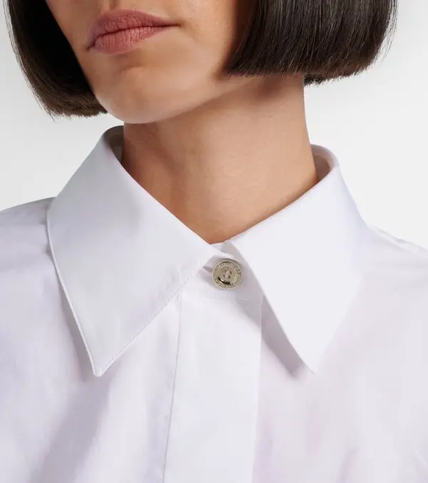 Givenchy Cotton Poplin Shirt Dress - White