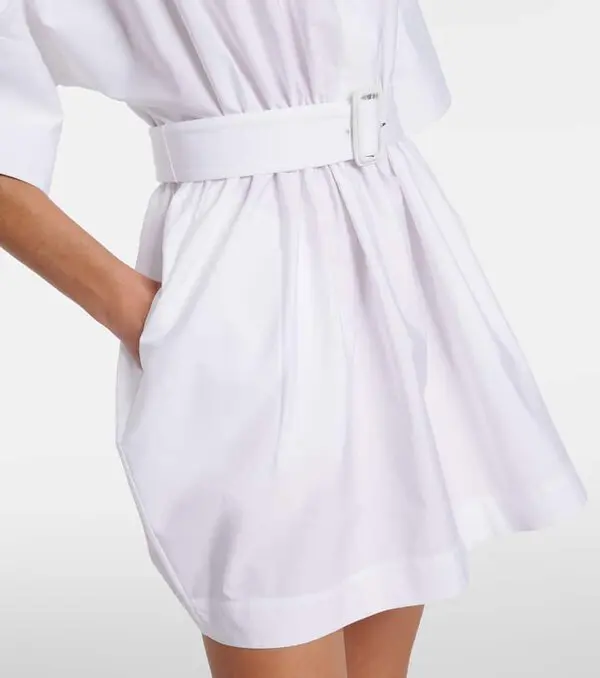 Givenchy Cotton Poplin Shirt Dress - White