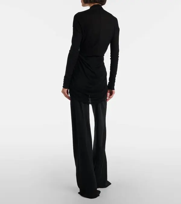 Rick Owens Satin Wide-leg Pants