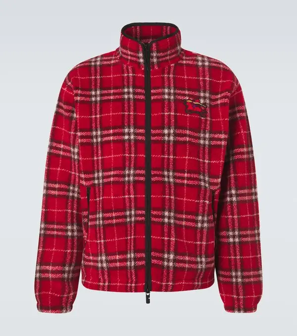 Burberry Check Wool-blend Jacket