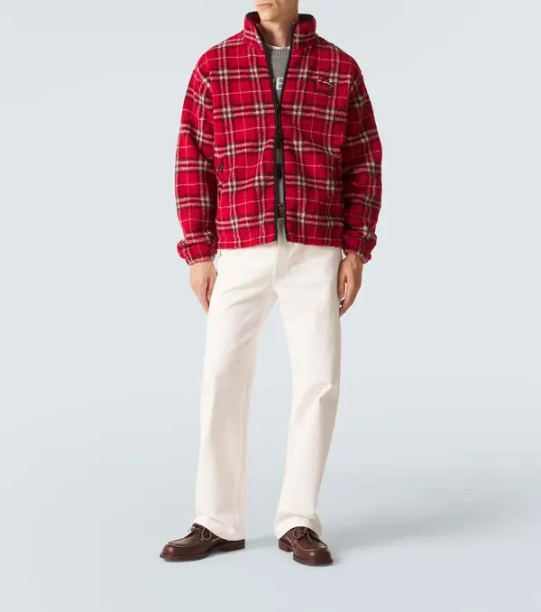 Burberry Check Wool-blend Jacket