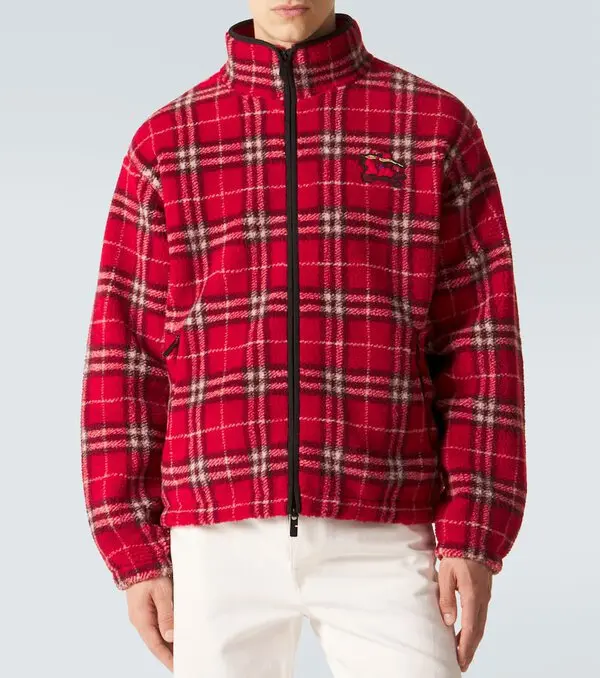 Burberry Check Wool-blend Jacket