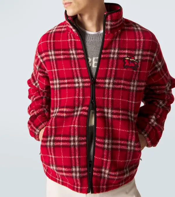 Burberry Check Wool-blend Jacket
