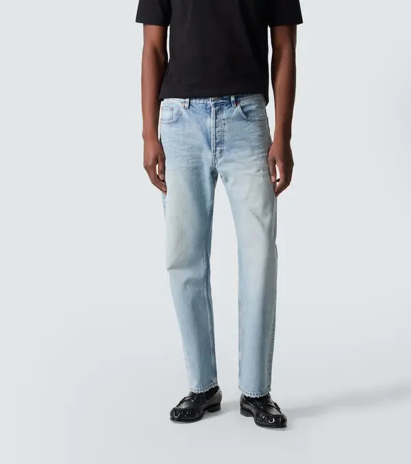 Saint Laurent Straight Leg Jeans - Blue