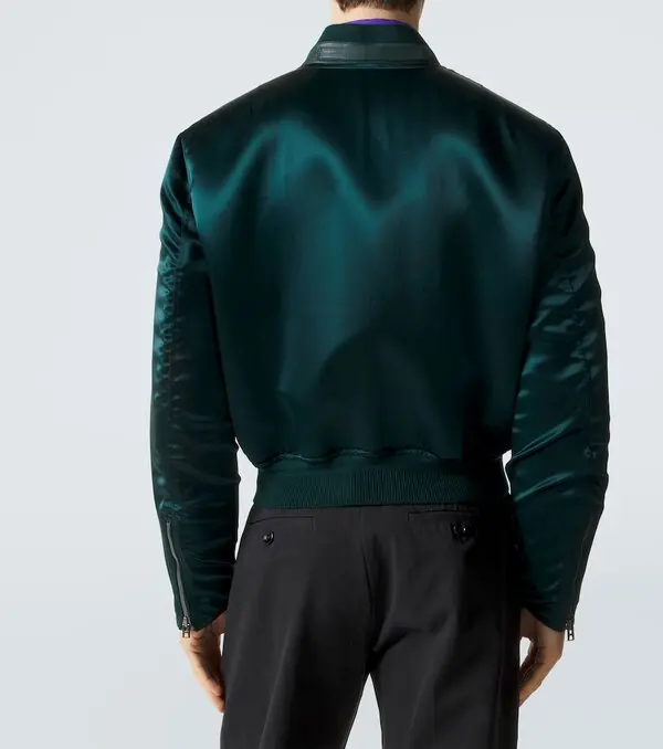 TOM FORD Satin Bomber Jacket