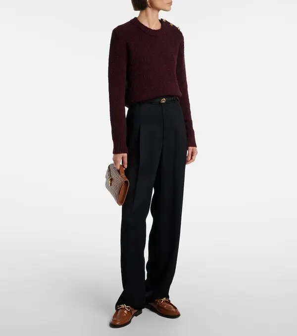 Bottega Veneta Intrecciato Nappa Leather Clutch - Brown