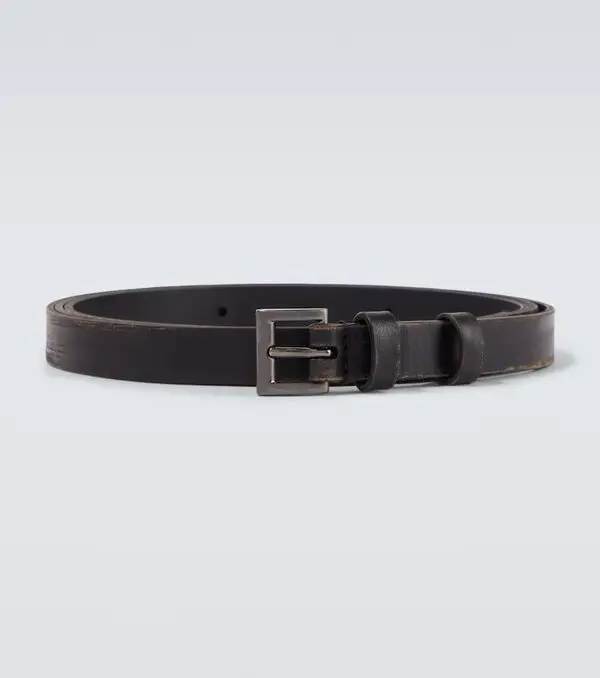Prada Leather Belt - Black