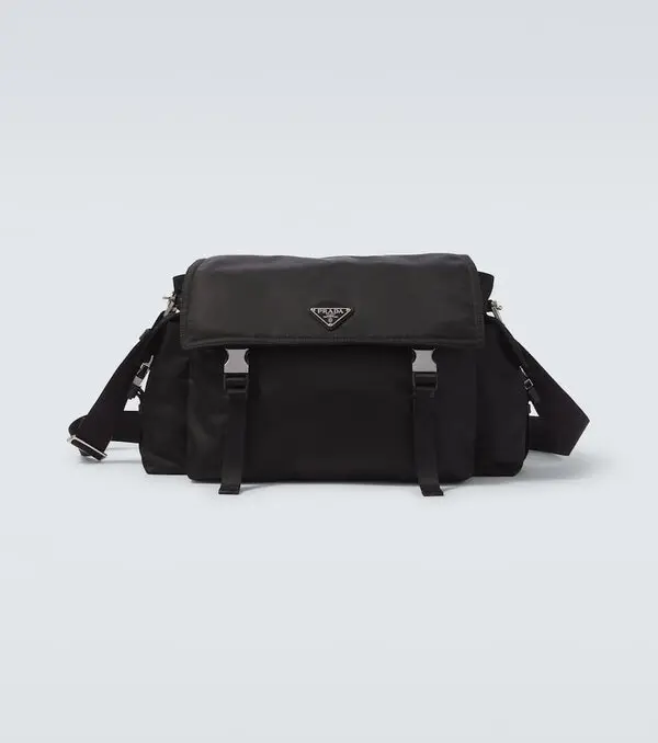 Prada Explore Re-nylon Messenger Bag - Black