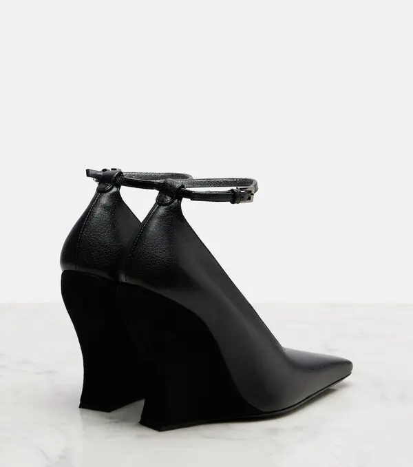 Alaïa 110 Leather Wedges