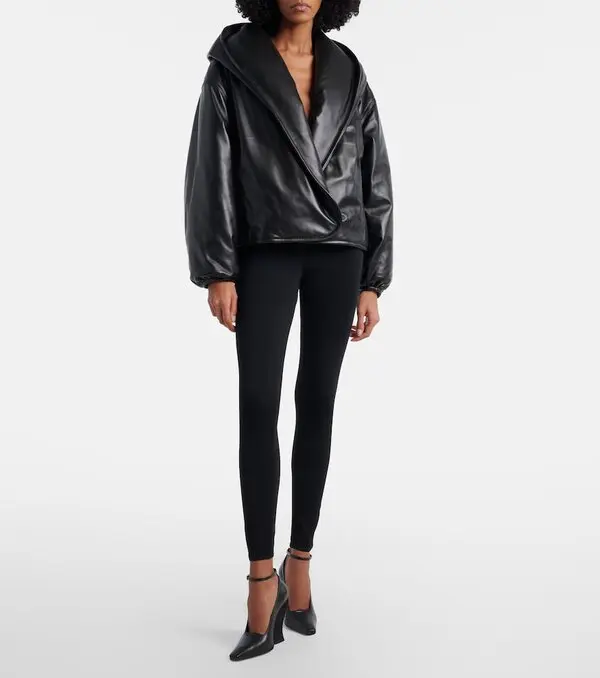 Alaïa Leather Wedges