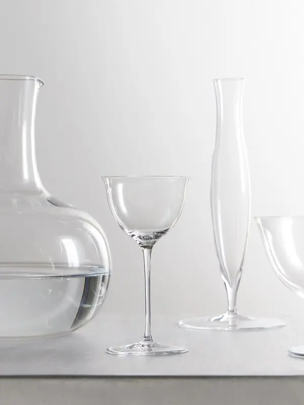 LOBMEYR Set Of Two Crystal Wine Glasses