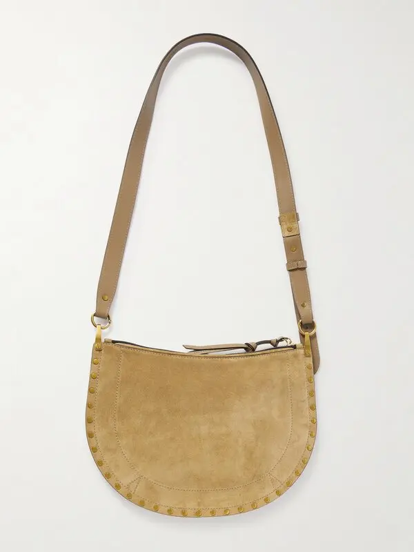 Isabel Marant Oskan Soft Suede Shoulder Bag