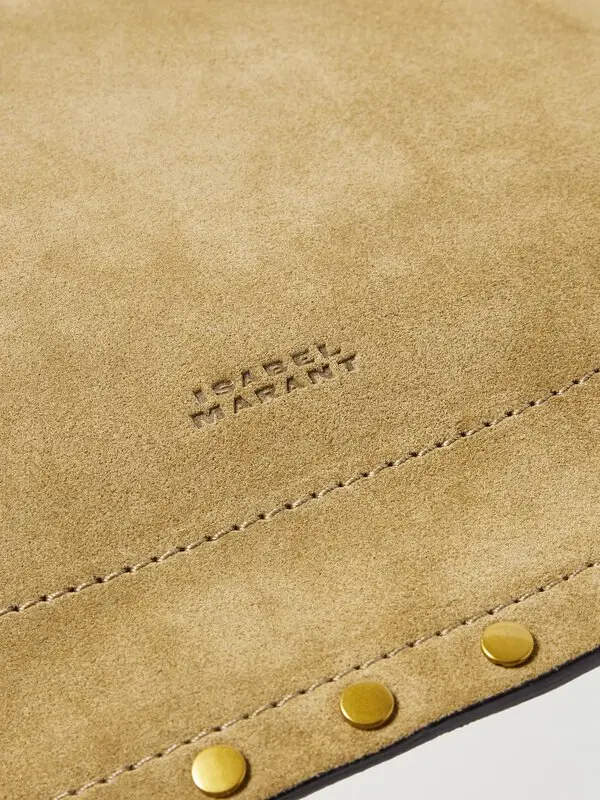 Isabel Marant Oskan Soft Suede Shoulder Bag
