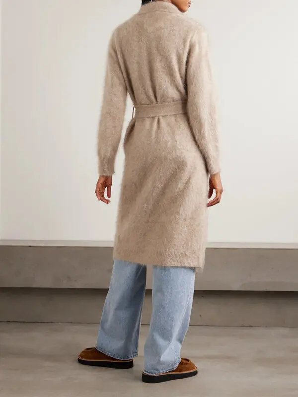 Guest In Residence Grizzly Belted Brushed-cashmere Coat