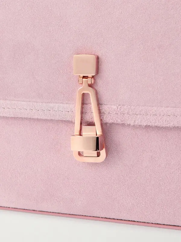 Gabriela Hearst Leonora Medium Suede Tote - Pink