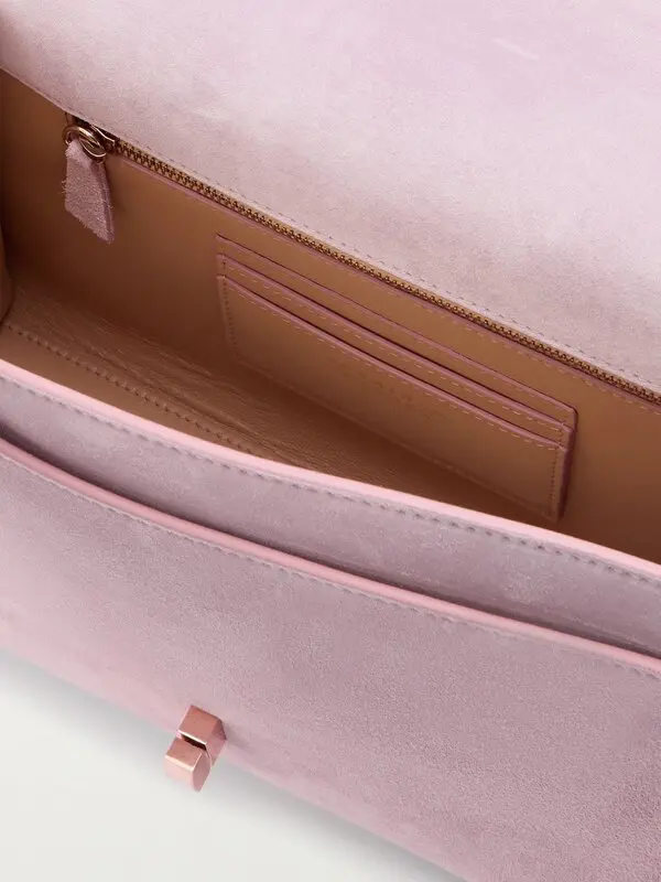 Gabriela Hearst Leonora Medium Suede Tote - Pink