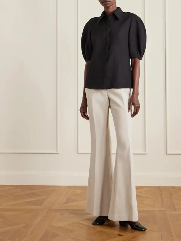 Gabriela Hearst Agathe 40 Leather Pumps - Black