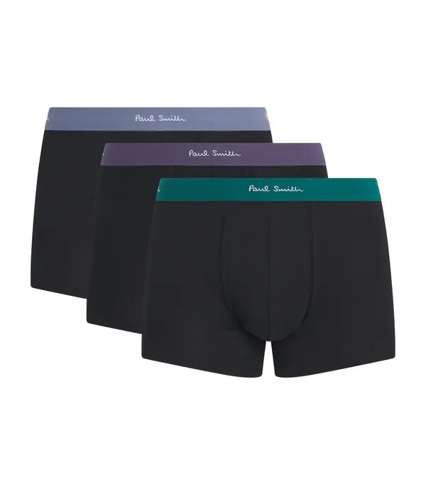Paul Smith Stretch-cotton Trunks - Black
