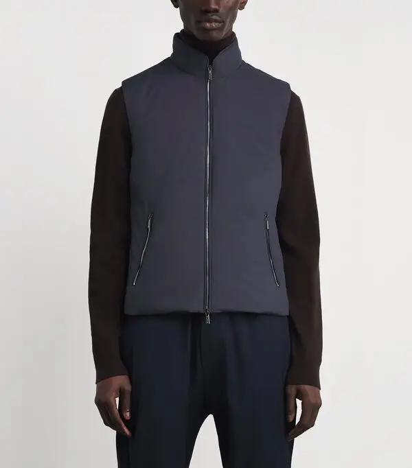 MOORER Senio Gilet - Navy