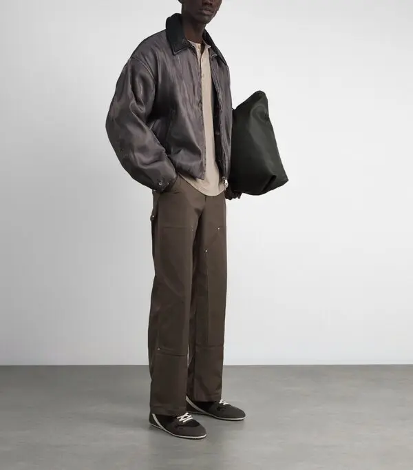 COLE BUXTON Gabardine Carpenter Trousers