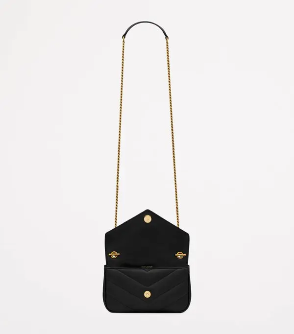 Saint Laurent Mini Loulou Shoulder Bag - Black