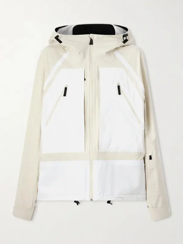 Aztech Mountain Hayden Hooded Ski Jacket - Off-white