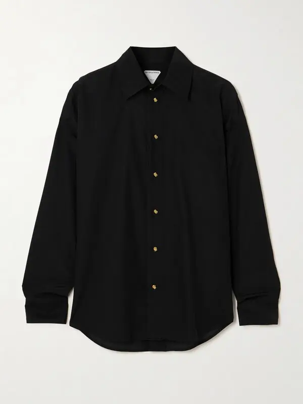 Bottega Veneta Poplin Shirt - Black